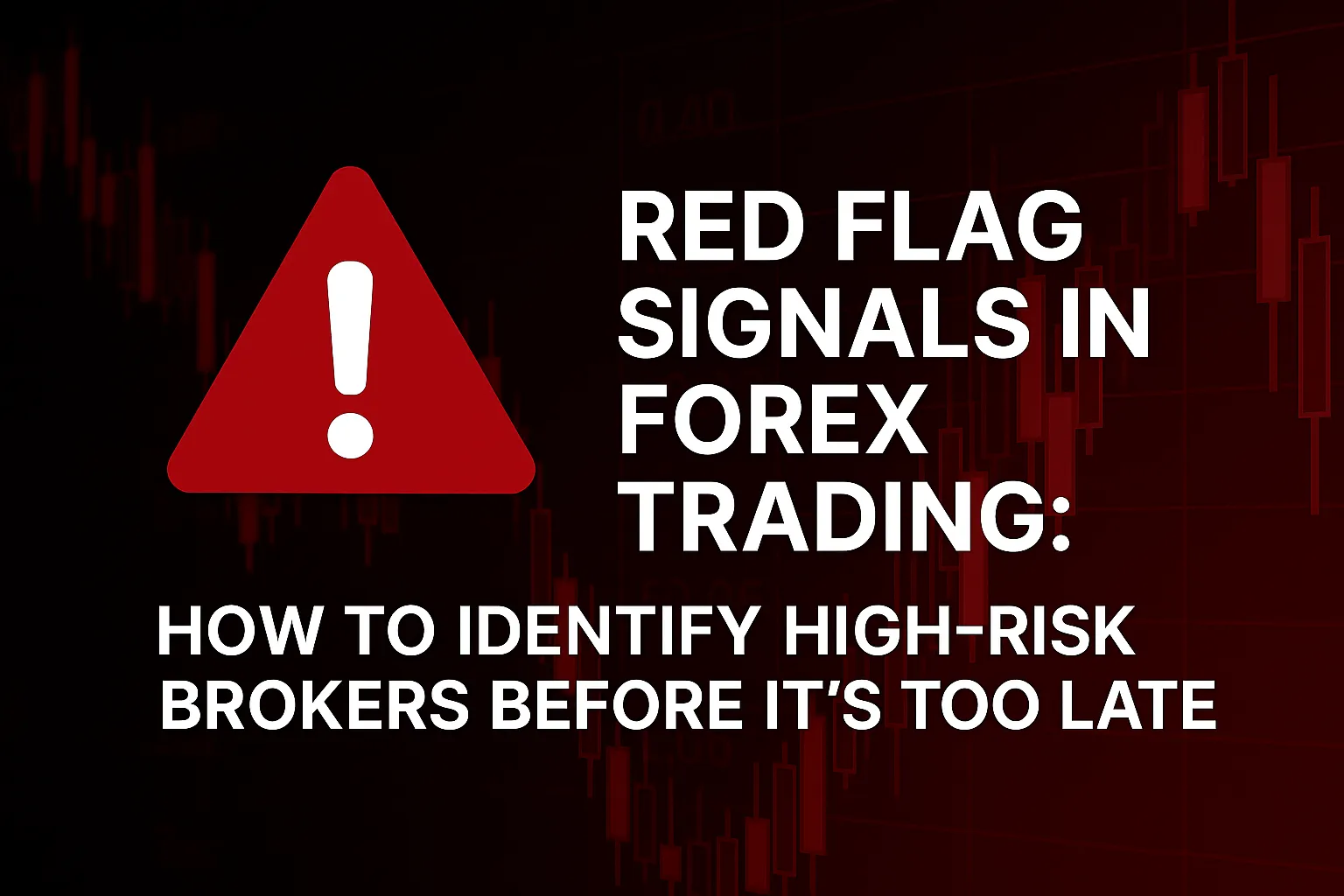 Red Flags in Forex Trading: How to Identify High-Risk Brokers Before It ...