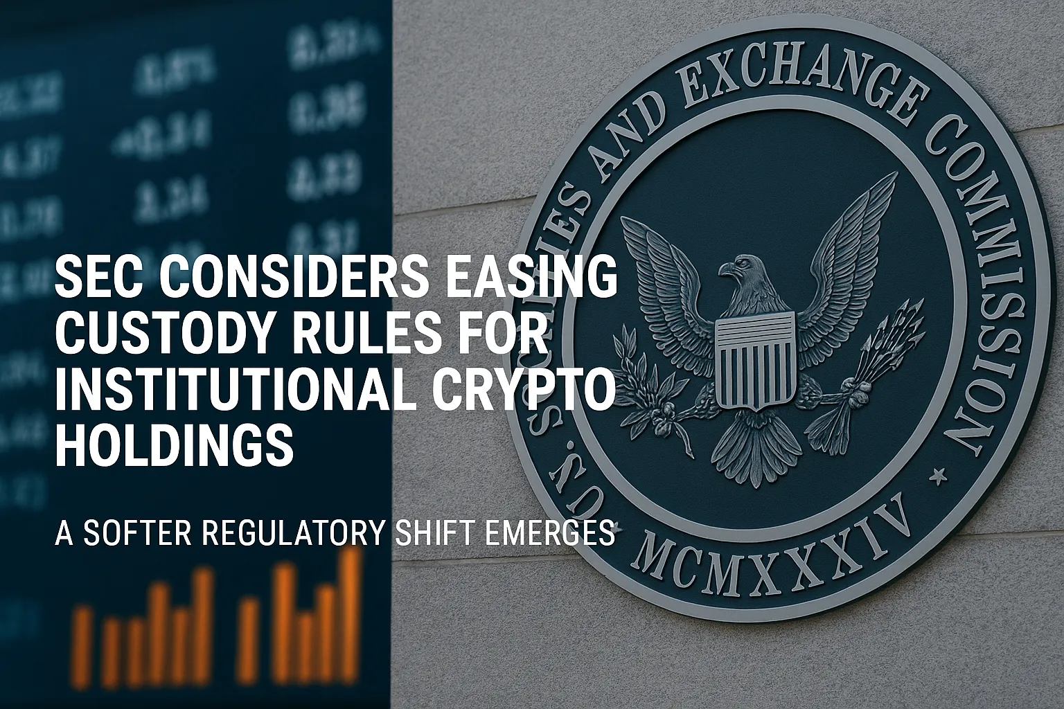 The US SEC is considering relaxing standards for institutional crypto ...